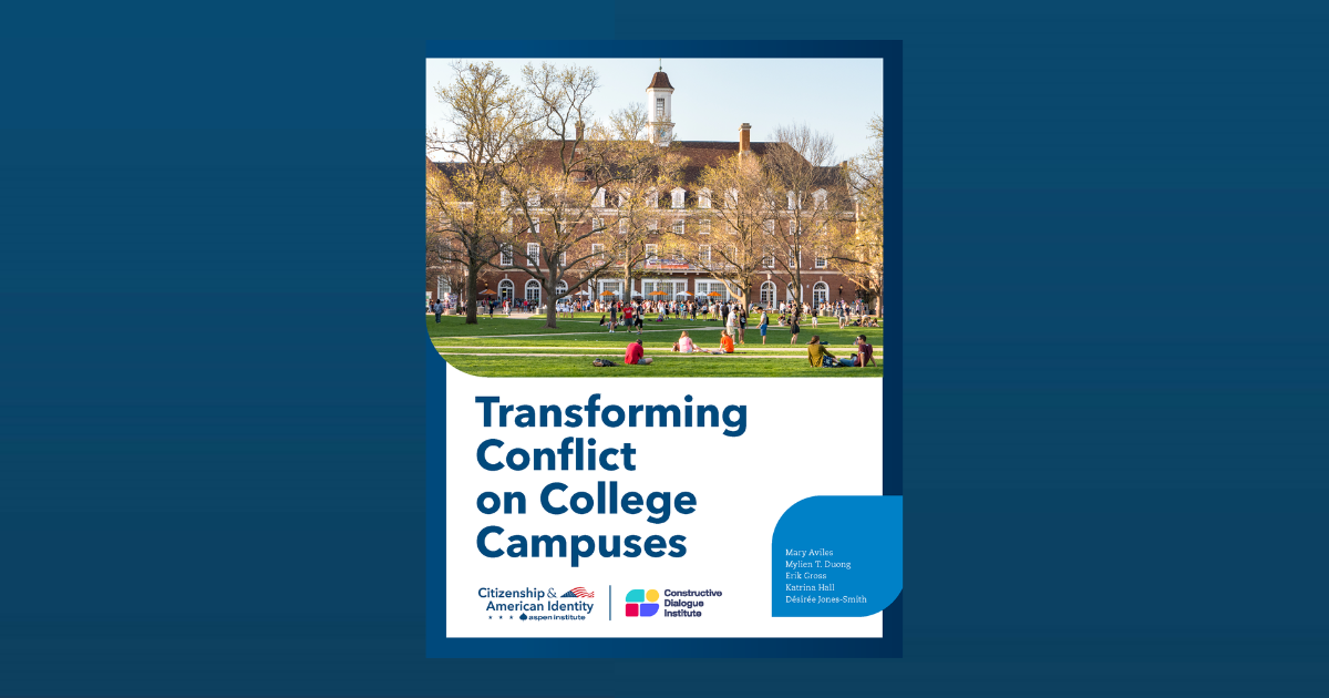 Transforming Conflict on College Campuses Webinar Series | Constructive ...